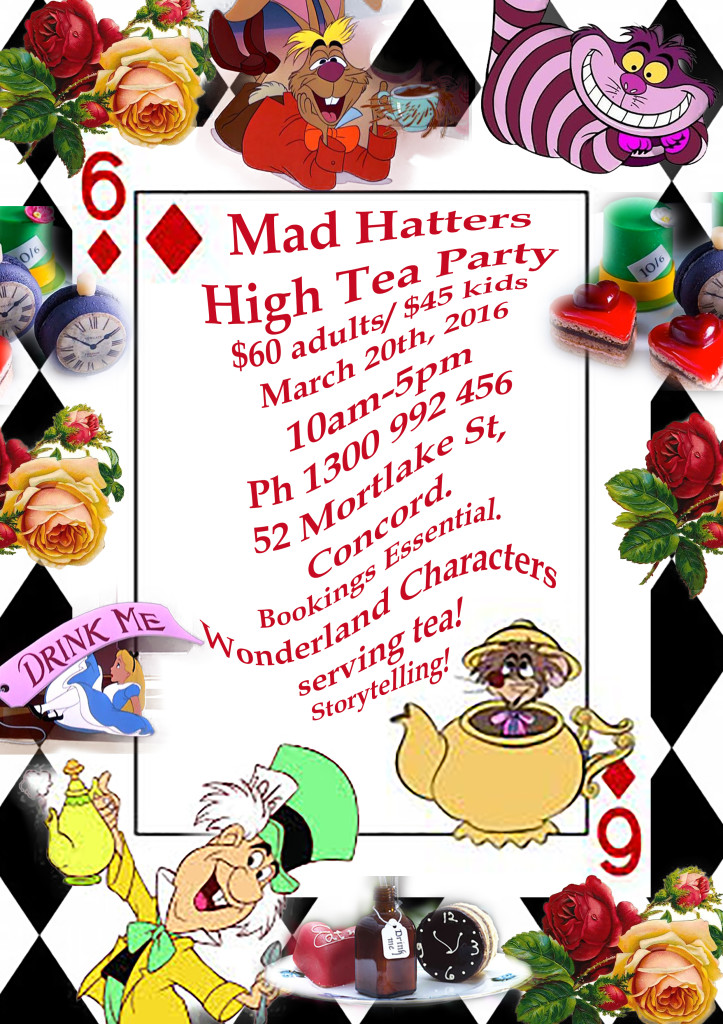 Mad Hatter's Tea Party set for March! - Fairy and the Frog