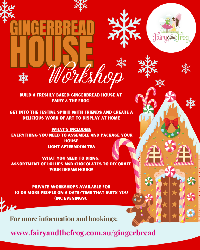 Christmas Gingerbread House Workshop in Sydney | Fun for All Ages